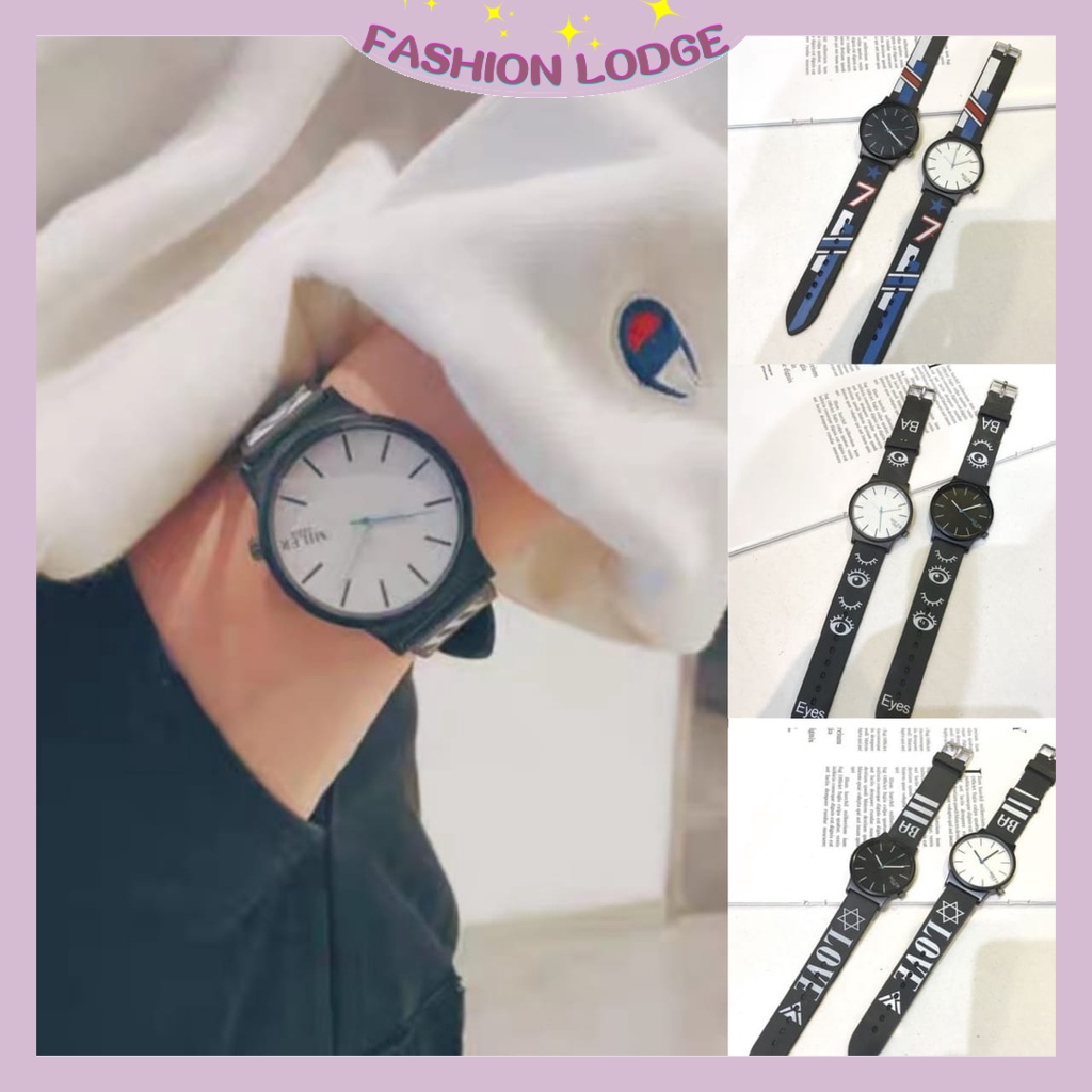 Trendy Casual Male Female Couple Jam Tangan | Shopee Malaysia