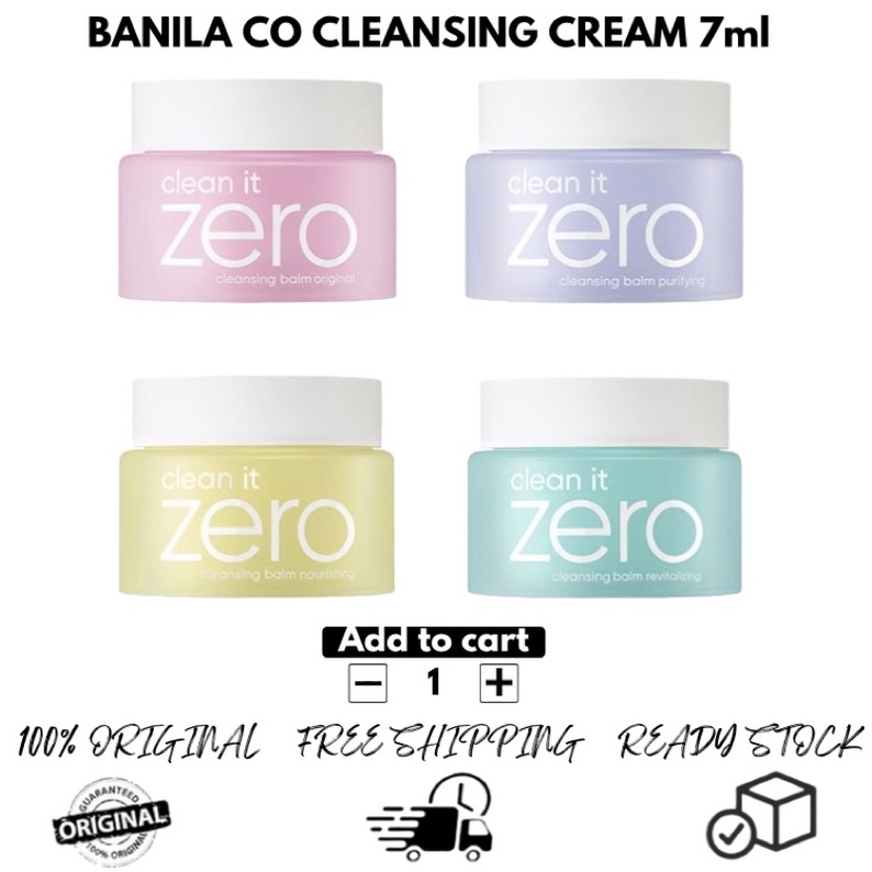 Banila Co Clean It Zero Cleansing Balm Trial Size Sample Mini 7ml ...