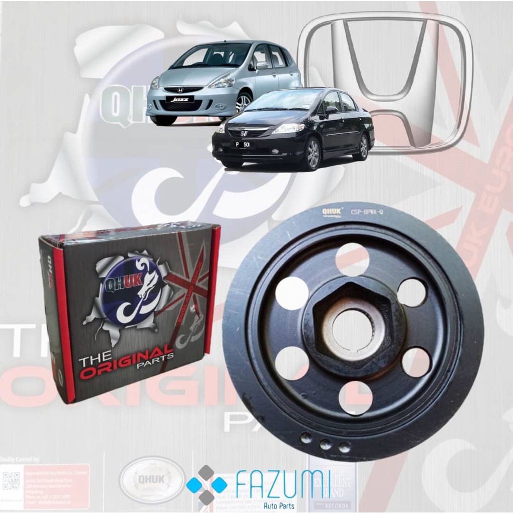Honda City SEL 2002/ Jazz GD5 2002 QHUK Crankshaft Pulley | Shopee Malaysia
