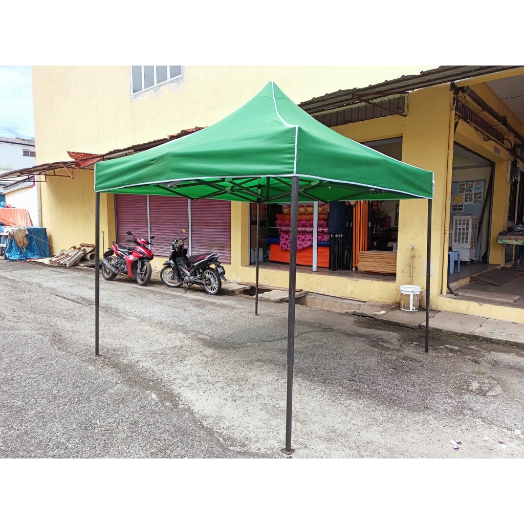 KHEMAH NIAGA SAIZ 8ftX8ft RAYACO/BERSATU WARNA HIJAU SAHAJA | Shopee ...