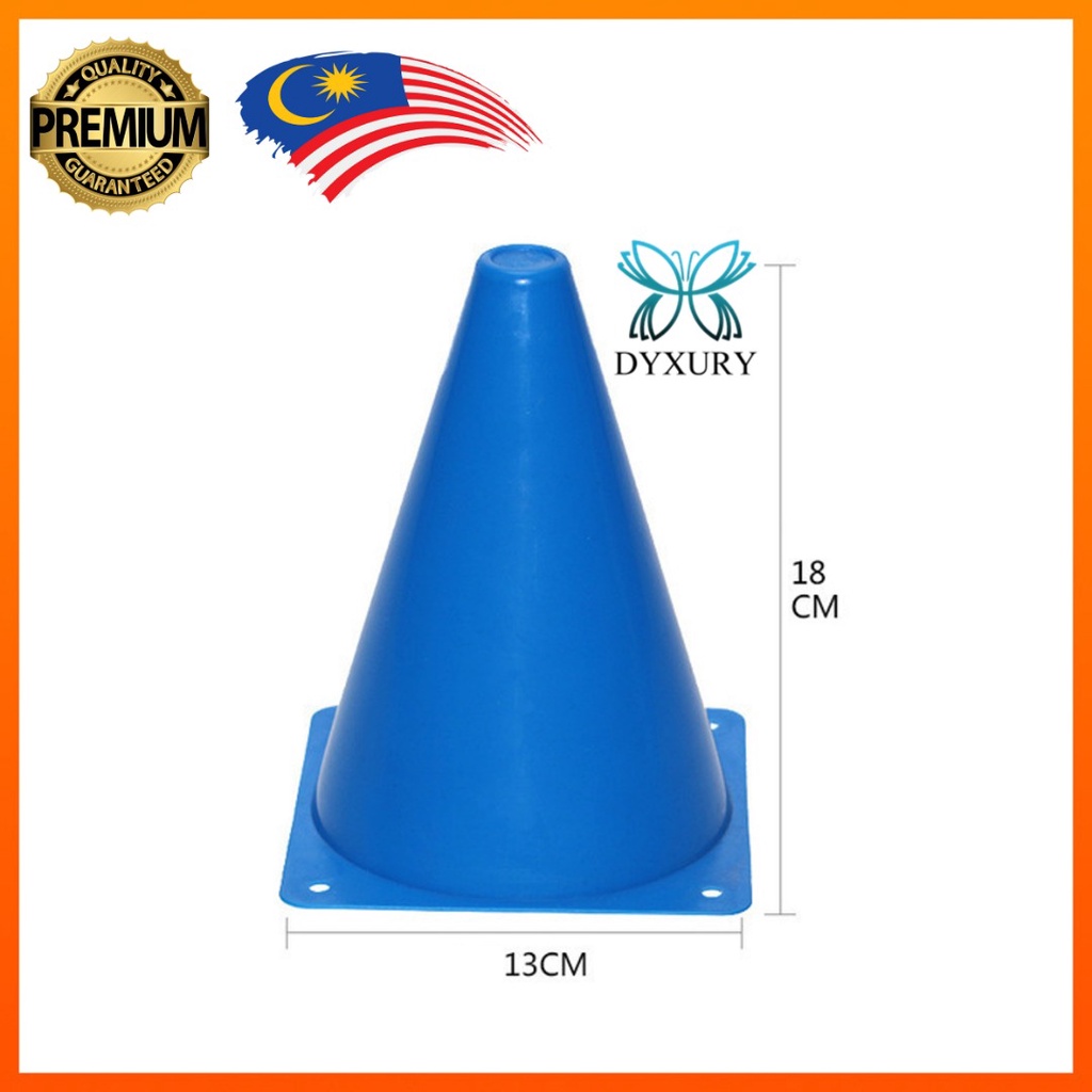NEW 23cm 9Inch Skittle Cone Sport Cone Football Soccer Futsal Takraw ...