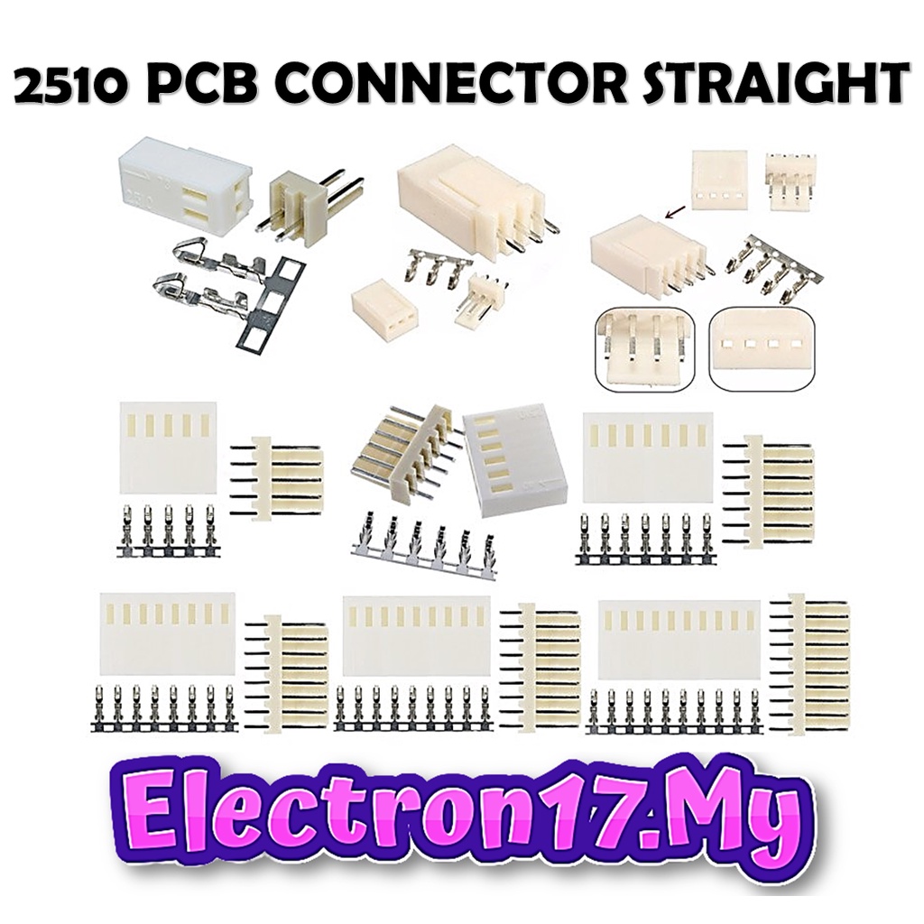KF2510 2510 PCB Connector Straight Angle 2 3 4 5 6 7 8 9 10 11 12Way 2 ...