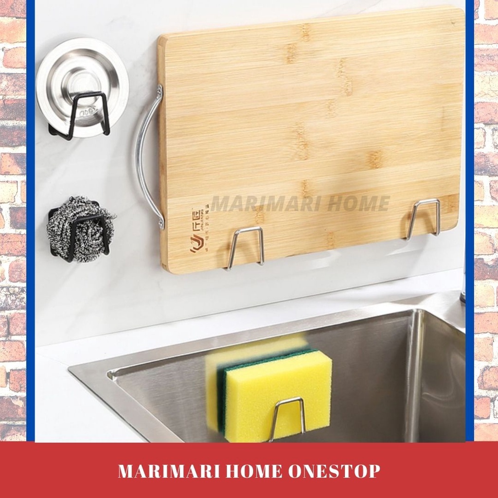 Heavy Duty Stainless Steel Hook Kitchen Mounted Wall Organizer Strong ...