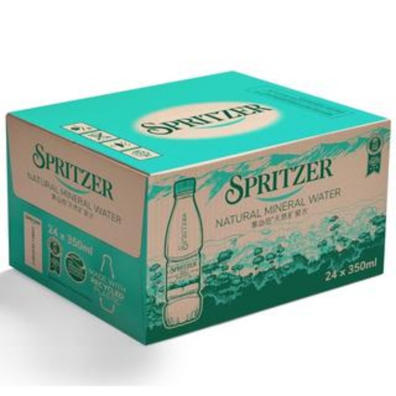 Spritzer Natural Mineral Water Botel, 24 x 350ml | Shopee Malaysia