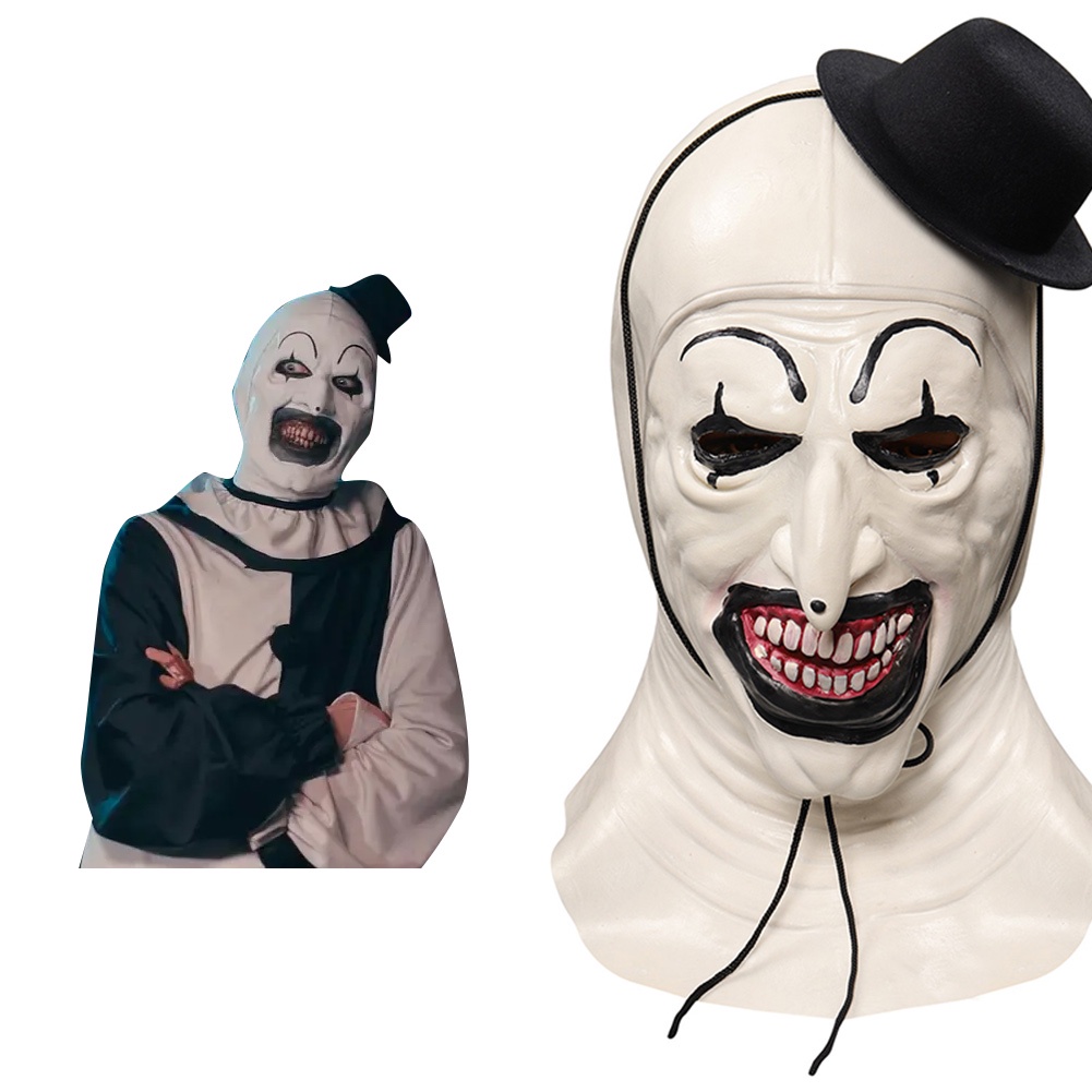 Terrifier Broken Clown 2 Clown Latex Mask | Shopee Malaysia
