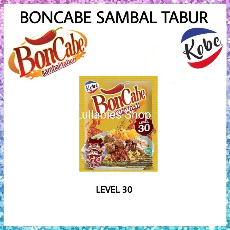 Boncabe Sambal Tabur Sachet Level 10 Level 15 Level 30 Travel Pack ...