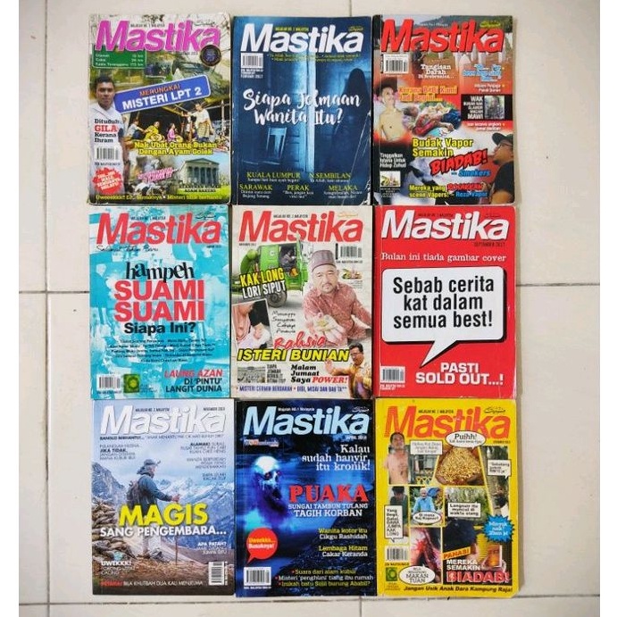 Buku Majalah Mastika Edisi 2014-2018 | Shopee Malaysia