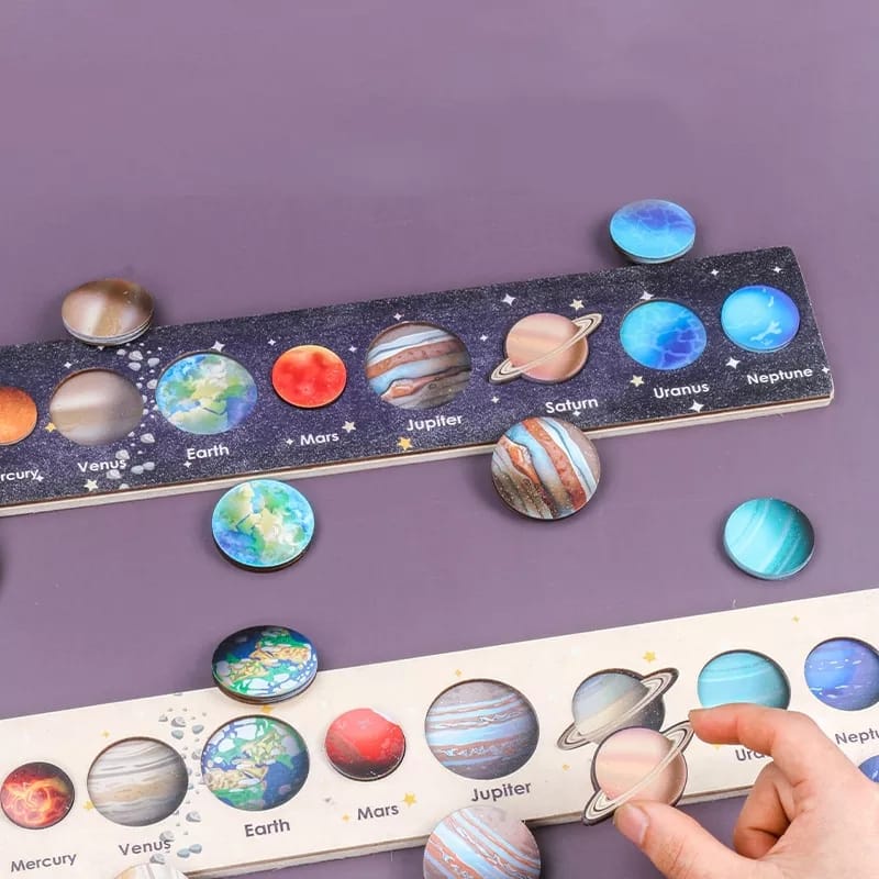 Solar System Planets Cognition Learning Puzzle Science Toy Learning ...
