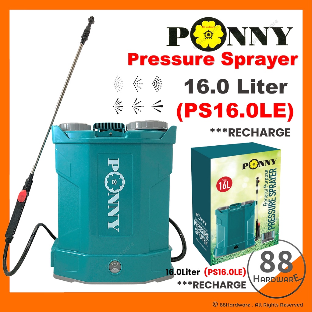 16L Ponny water sprayer pump Pam racun Pam racun bateri Pump racun ...