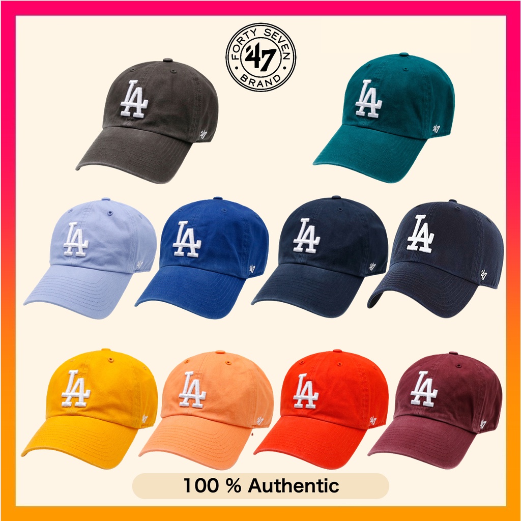 47 Brand MLB Big Logo LA Dodgers Ball cap - 15 Colors (2024 NEW Color ...