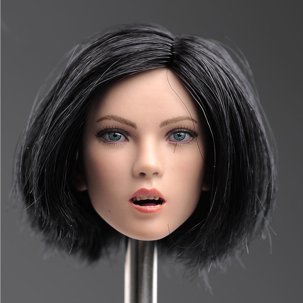 1 6 Scale Special Offer Beauty Girl Head Sculpt Female Long Hair Short