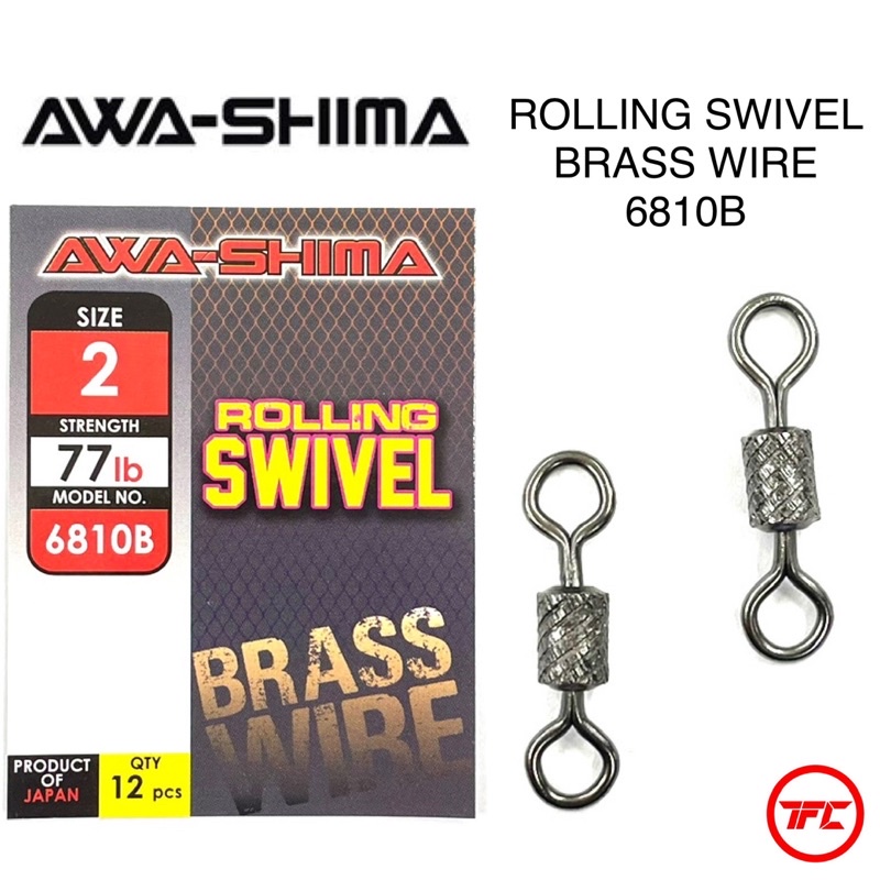 AWASHIMA Rolling Swivel Brass Wire 6810B | Shopee Malaysia