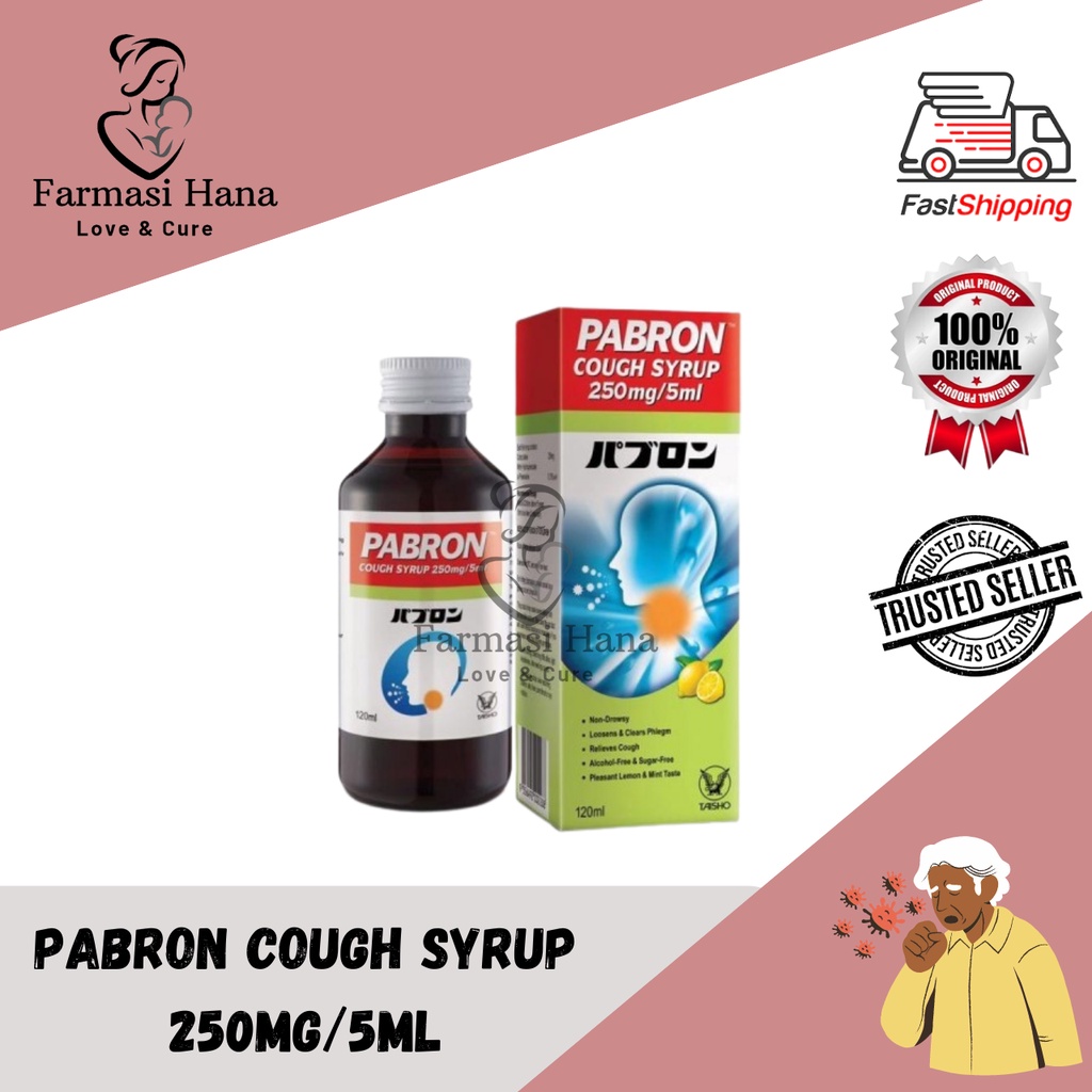 PABRON COUGH SYRUP 250MG/5ML | Shopee Malaysia
