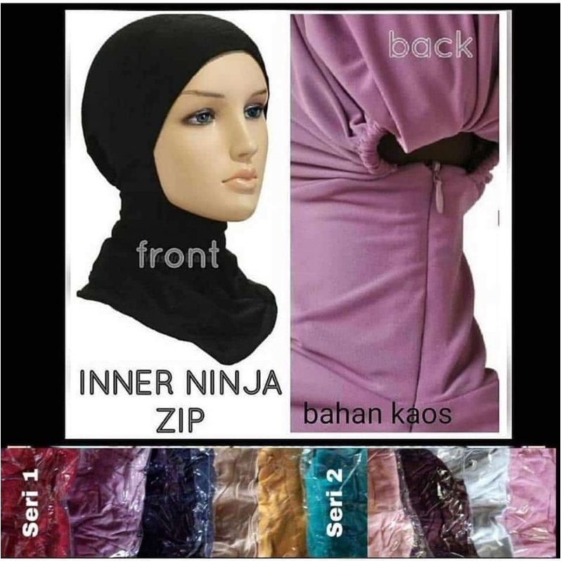 INNER NINJA ZIP COTTON JERSEY | Shopee Malaysia