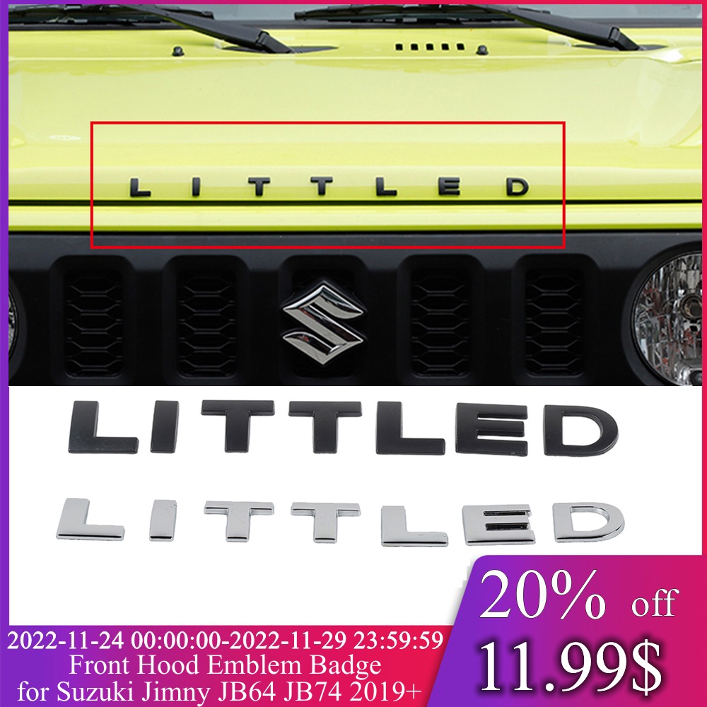 Front Hood Emblem Badge for Suzuki Jimny JB64 JB74 2019 2020 2021 2022 ...