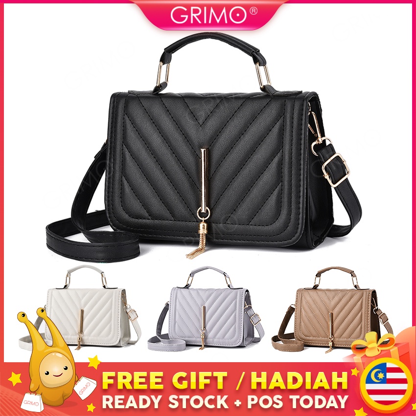 READY STOCK💖GRIMO Premium Dazipin Sling Bag Shoulder Women Handbag ...