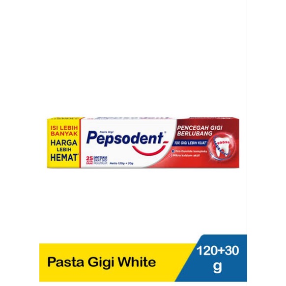 Pepsodent Toothpaste 120g + 30g | Shopee Malaysia