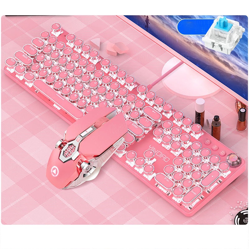 Combo Mechanical Keyboard Gaming Mouse ZK-4 PRO and G30s RGB LED 12 ...