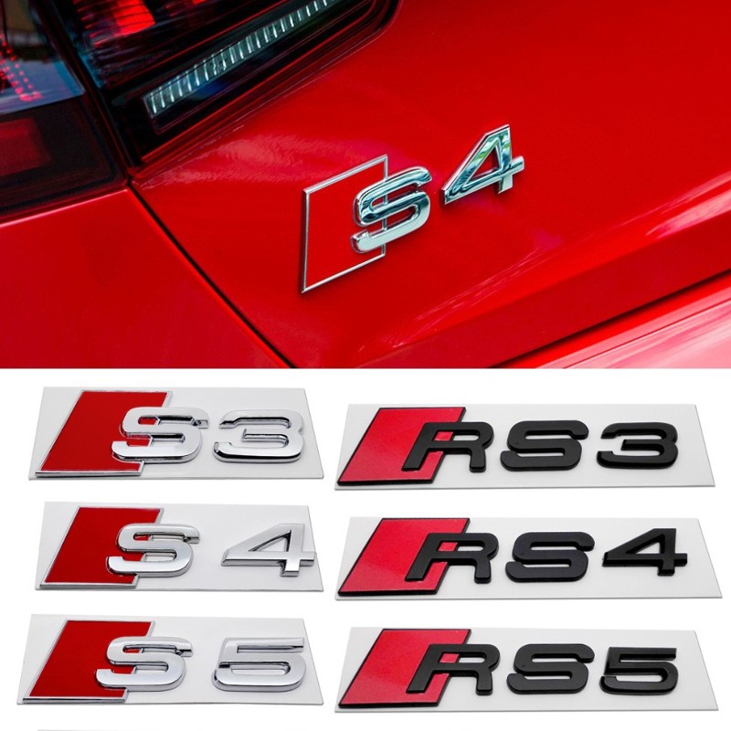 For Audi Sline S3 S4 S5 S6 S8 RS3 RS4 RS5 RS6 RS8 A3 A4 A5 A6 Car ...