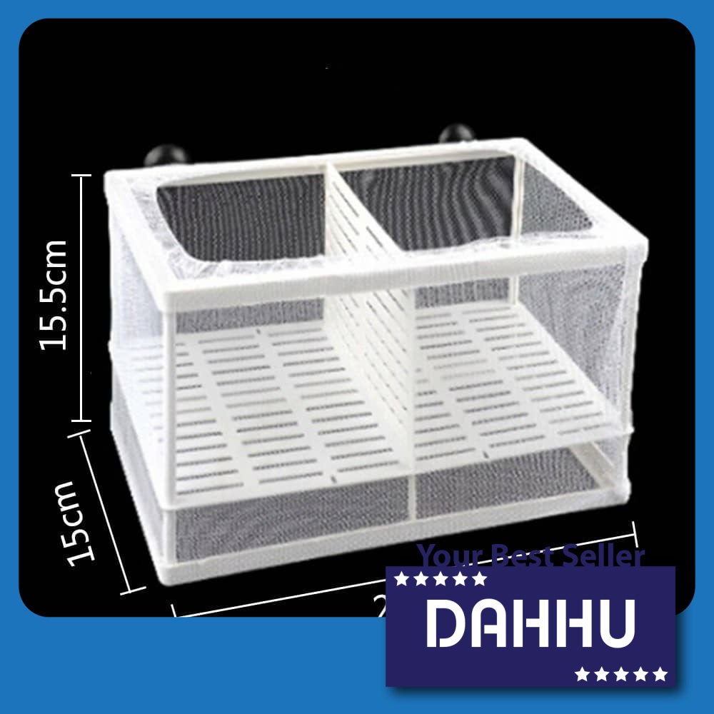 Aquarium Fish Breeder Box Fish Incubator Mesh Box Aquarium Breeding ...