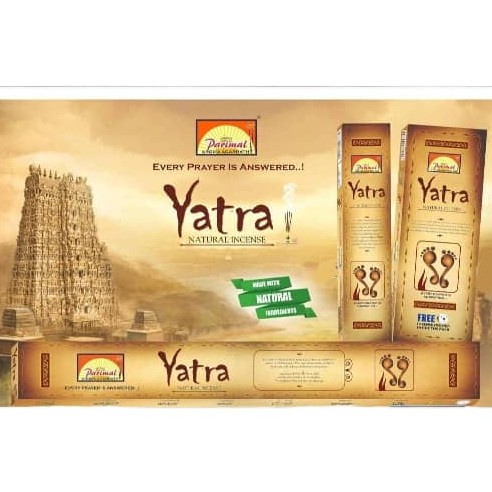 Parimal Yatra Natural Incense Sticks Single Pack (12 Sticks) | Shopee ...