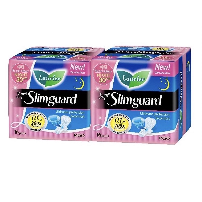 Laurier Super Slim Guard 2 x 16s (30cm) | Shopee Malaysia