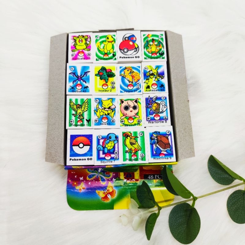 🇲🇾R.stock🇲🇾1Box/48pcs Fancy Erasers School Cartoon Student Fancy Eraser ...
