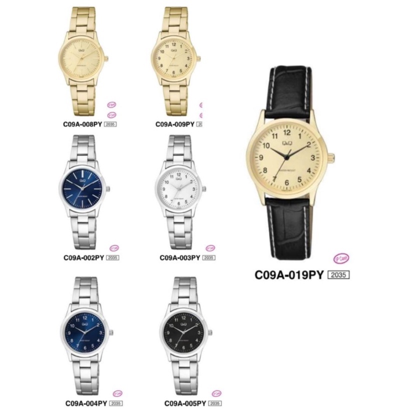 NEW ARRIVAL - Q&Q Original Watch By Citizen Stainless steel Analogue Men's Watch C09A | Shopee ...