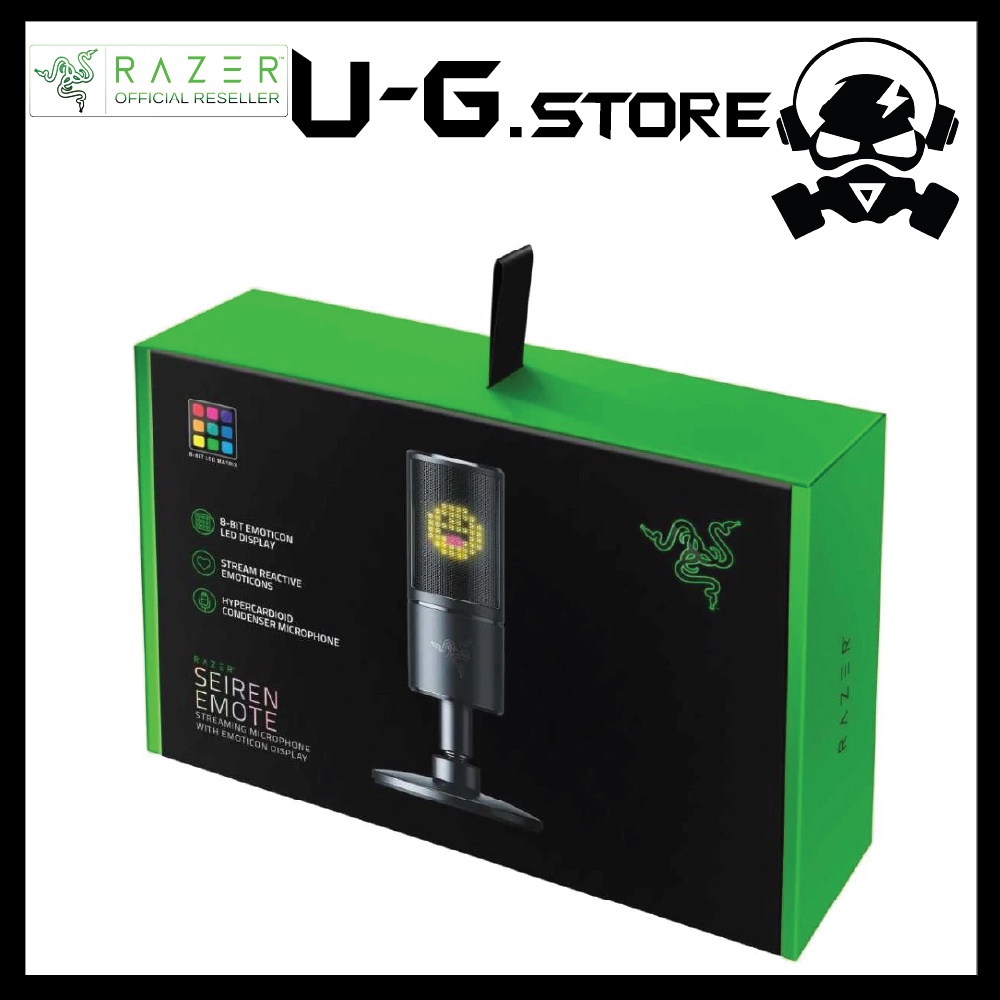 Razer Seiren Emote Streaming Mic For Twitch,Streamlabs,Mixer and Xsplit ...
