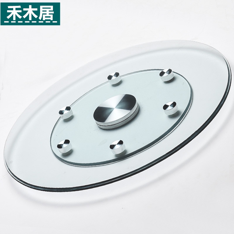 li glass turntable round table tempered glass dining table turntable ...