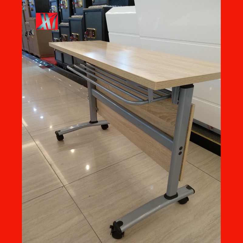 JJ simple folding table foot long table legs flipping desktop iron art ...