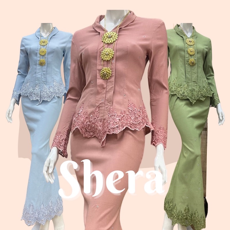Syera Kebaya Moden Cotton Stretchable ( Small Cutting ) | Shopee Malaysia