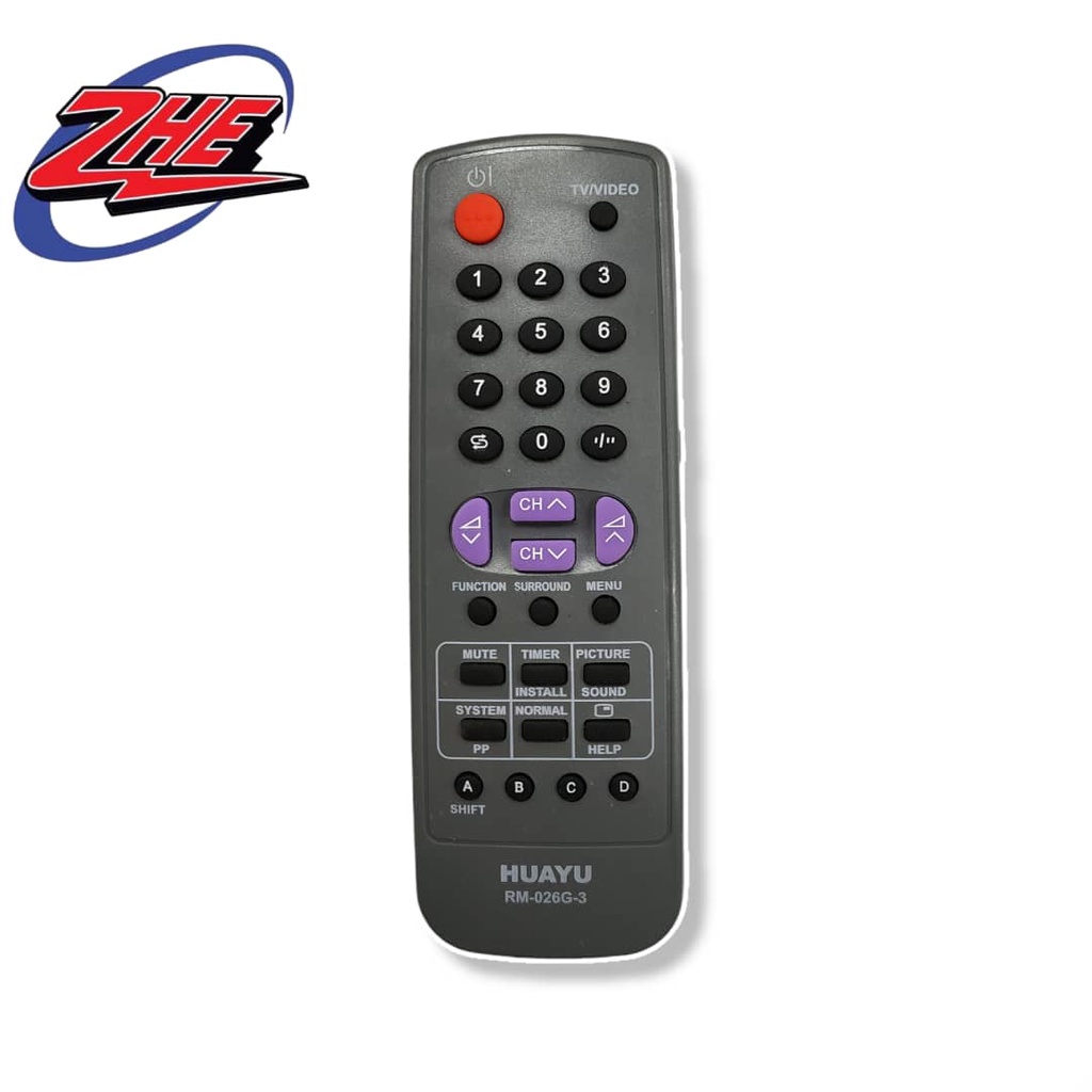 SHARP TV TELEVISION (RM-026G-3) REMOTE CONTROL (1969/522-0030) | Shopee Malaysia