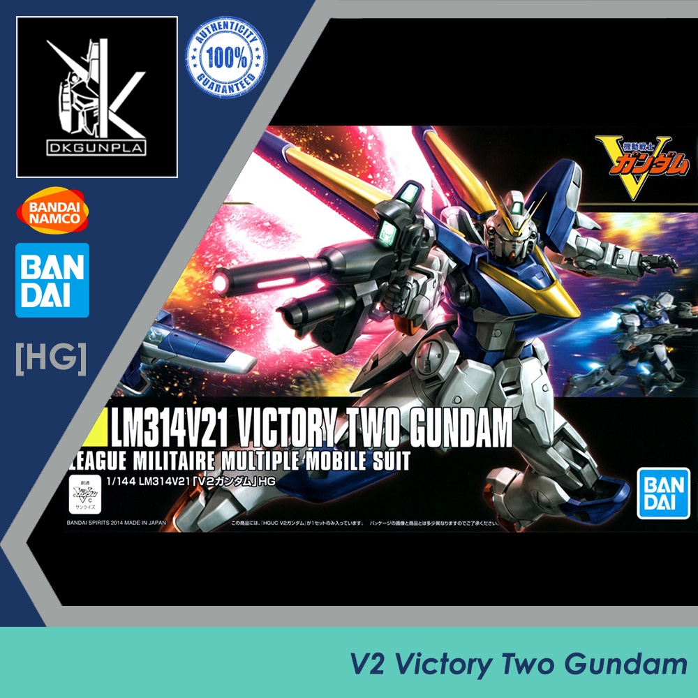 [HG] V2 Victory Two Gundam | Shopee Malaysia