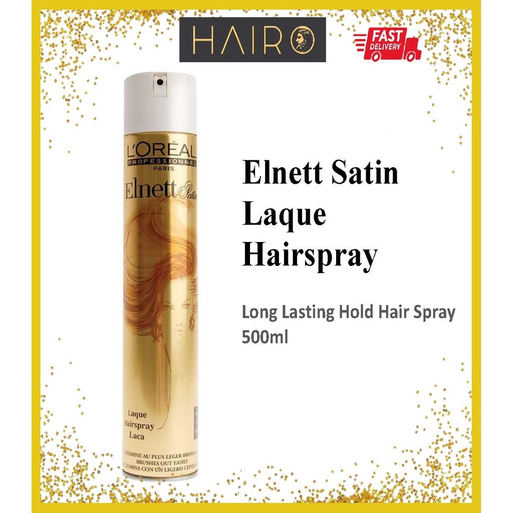 Loreal Elnett Satin Laque Hair Spray 500ml **WEST MALAYSIA ONLY ...