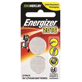 Energizer CR2016 3V Lithium Battery 2016 (2 Batteries in 1 Pack ...
