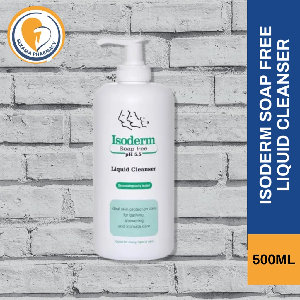 ISODERM SOAP FREE LIQUID CLEANSERS PH 5.5 500ML [EXP: 2/2028] | Shopee ...