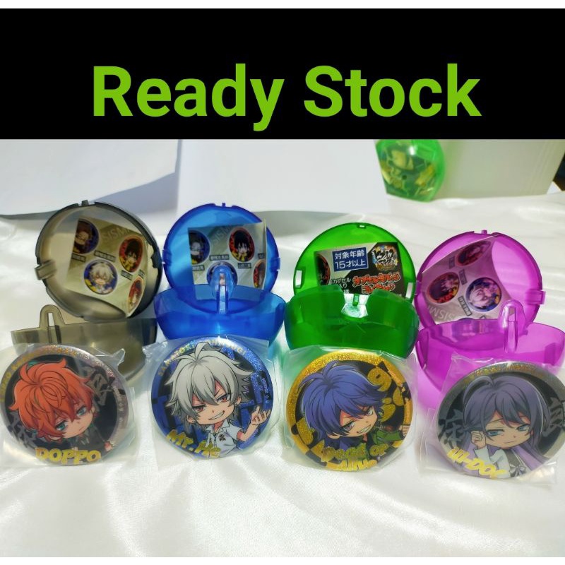 Genuine Hypnosis Mic Badge Bandai Capsule Division Rap Battle Doppo ...