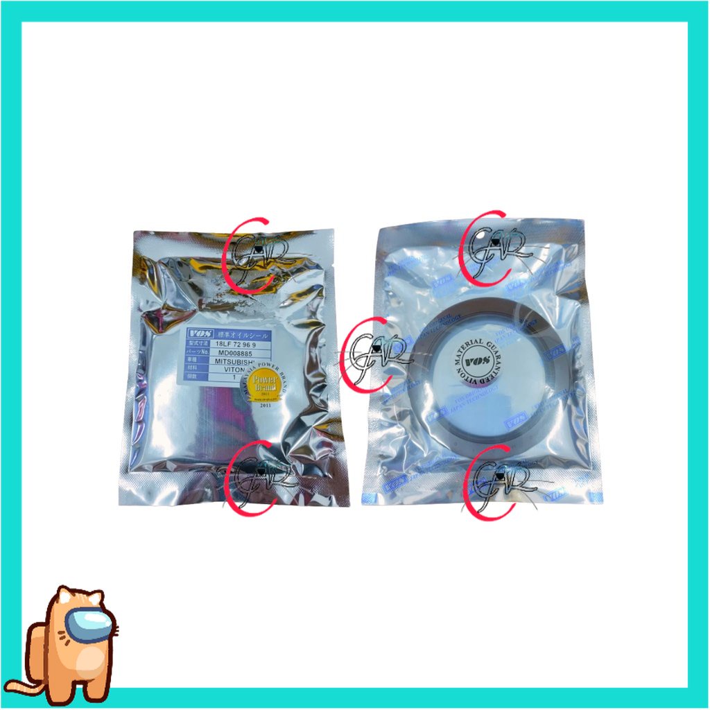 (VOS) VITON FLYWHEEL OIL SEAL PROTON SAGA 12V ISWARA WIRA 1.3 1.5 WAJA ...