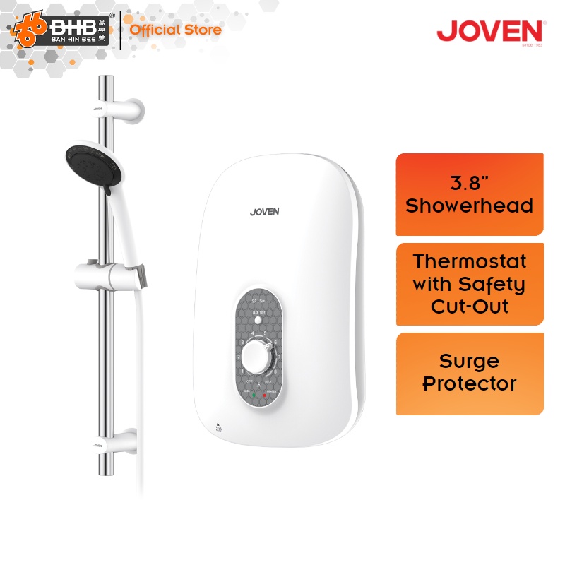 Joven SA15M Instant Water Heater Shower System (White) | Shopee Malaysia
