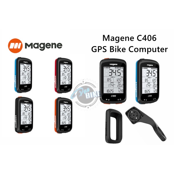 Magene C406 GPS Bike Computer Headunit C406 GPS Bike Computer Bundle ...