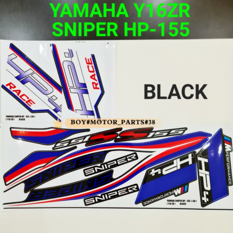YAMAHA Y16 Y16ZR SNIPER HP-155 ( 30 ) BODY STICKER ( READY STOCK ...