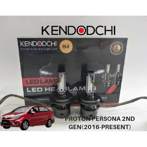 🔥READY STOCK🔥KENDODCHI 2Pcs H4 LED Car Headlight FOR PROTON PERSONA 2ND ...