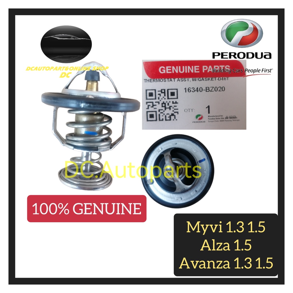 ORIGINAL THERMOSTAT WITH O-RING PERODUA ALZA MYVI & LAGI BEST 1.3 / 1.5 ...
