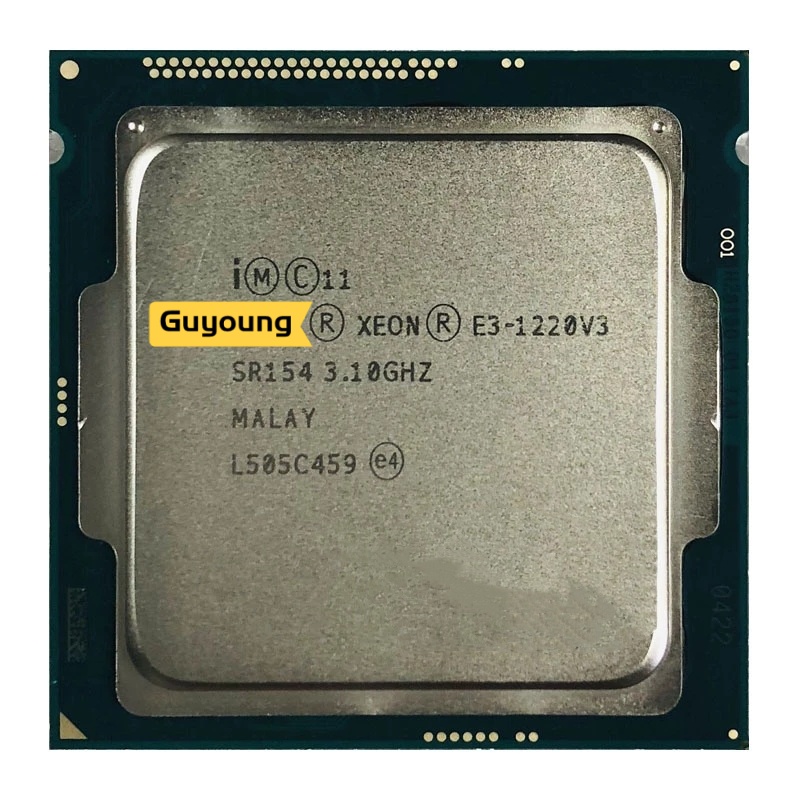 Xeon E3-1220 v3 E3 1220v3 E3 1220 v3 3.1 GHz Used Quad-Core Quad-Thread ...