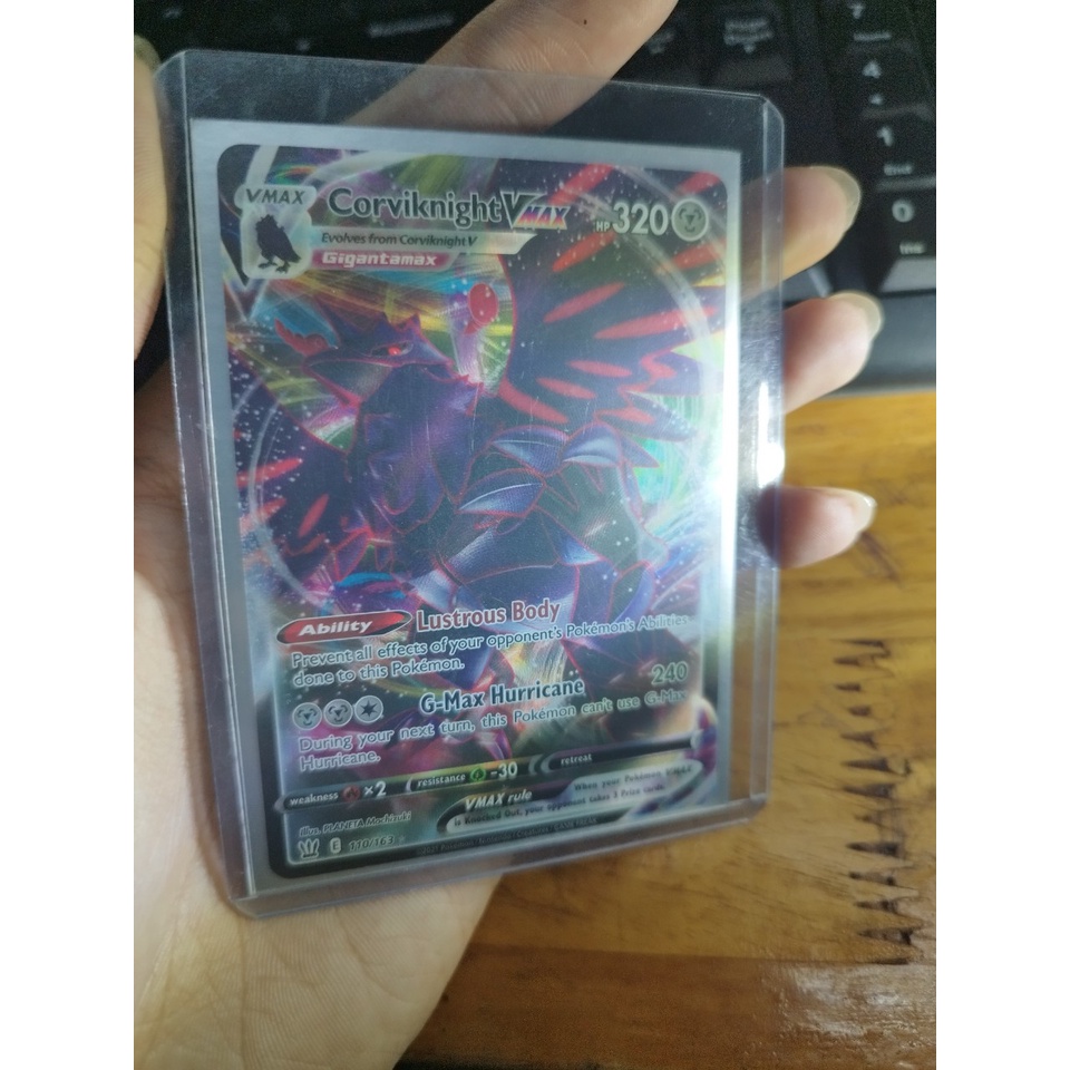 Genuine Pokemon TCG Corviknight Vmax 110 / 163 Card | Shopee Malaysia