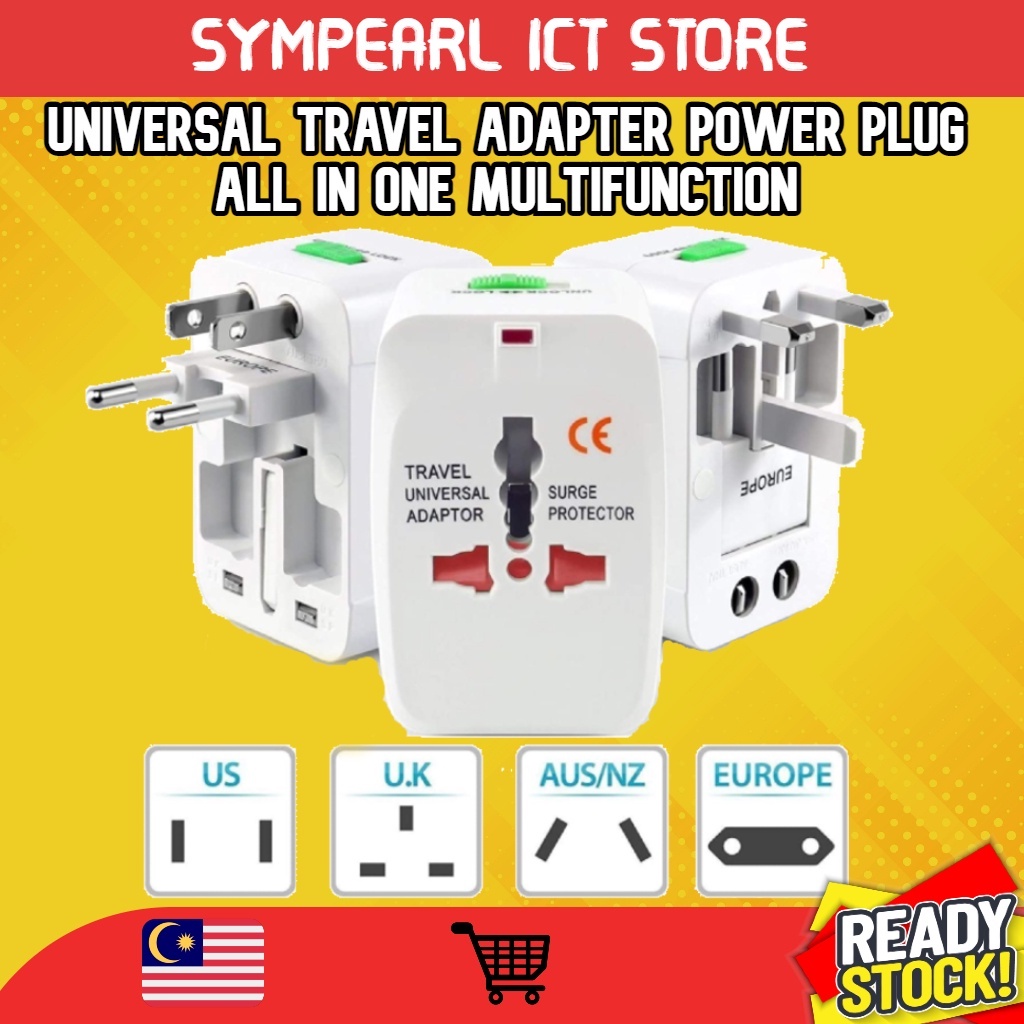 Universal Power Plug Adapter Socket ALL IN ONE MALAYSIA Convert To ...