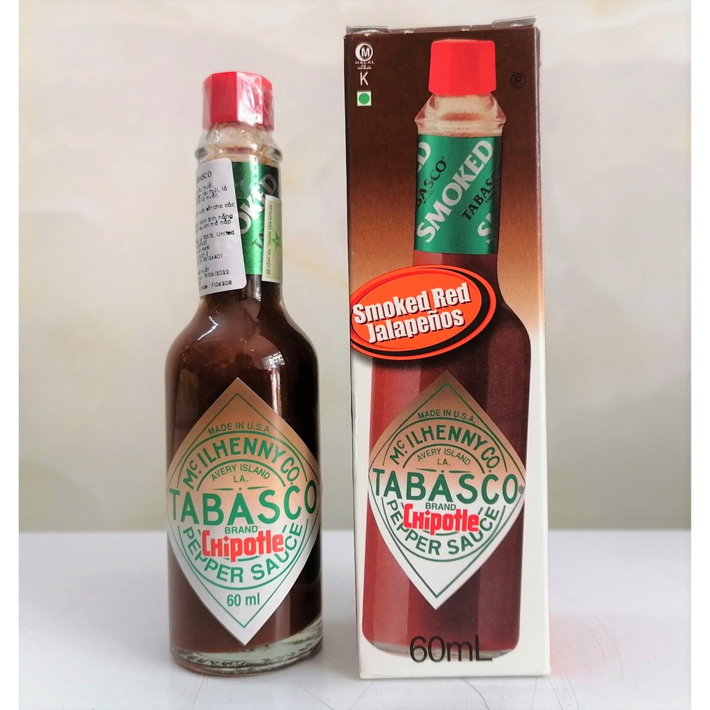[Chipotle 60ml] SMOKE Red CHILI Sauce [USA] TABASCO Chipotle Smoked Red ...