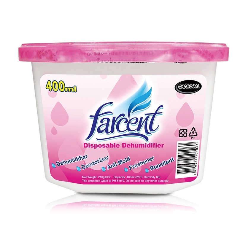 Farcent Dehumidifier Disposable Starter 400ml (Rose , Lavender , Charcoal) | Shopee Malaysia