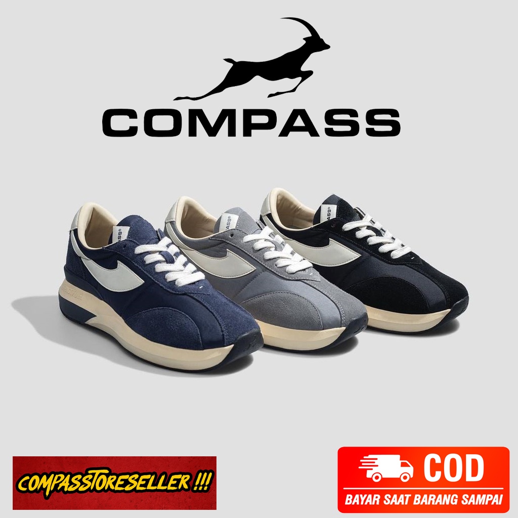 Compass Velocity (BLACK/GREY/NAVY) Original | Shopee Malaysia